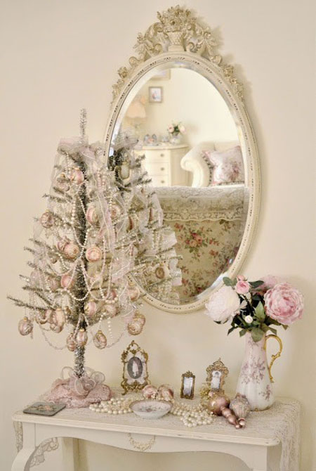 25+ Shabby Chic Christmas Decor Ideas