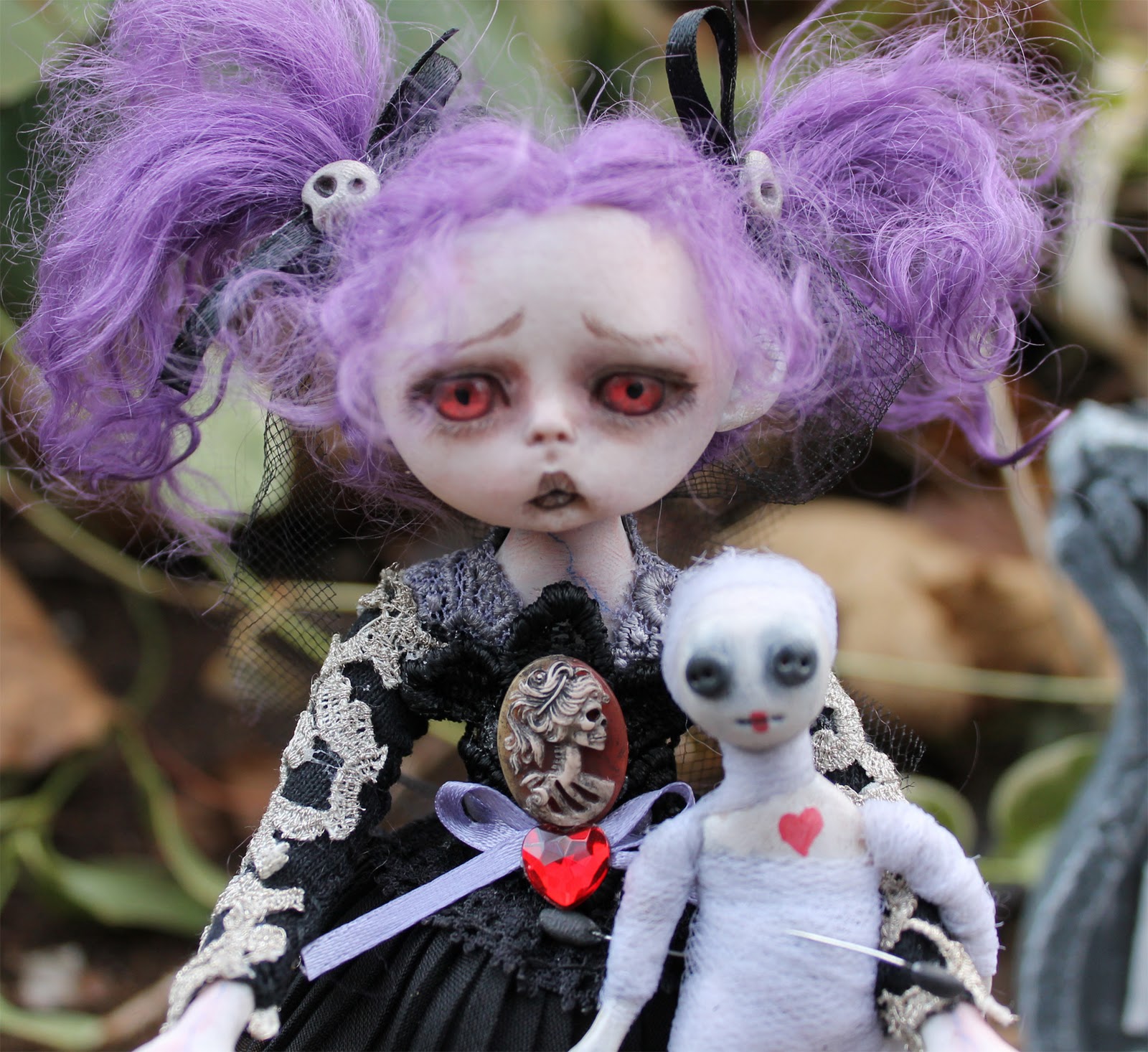 Anne Marie Gibbons Lil' Poes OOAK goth dolls and monsters.: Sweetheart ...