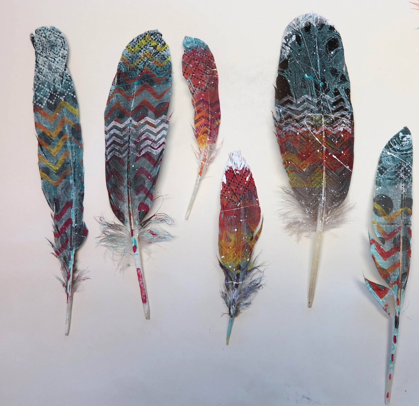 Printed Feathers