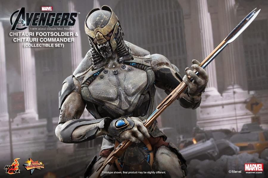 MOVIE SCALE: Preview Hot Toys The Avengers: 1/6th Chitauri Footsoldier ...