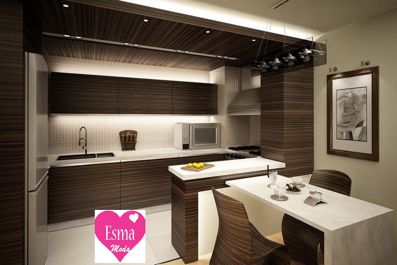 Amerikan Mutfak Modelleri 2017 Tasarimlar | EsmaModa