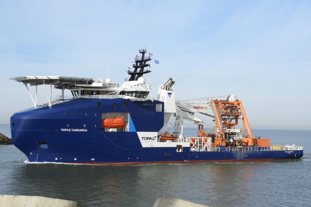 G.GYSSELS SHIPCOLLECTION: TOPAZ TANGAROA : OFFSHORE SUPPLY VESSEL