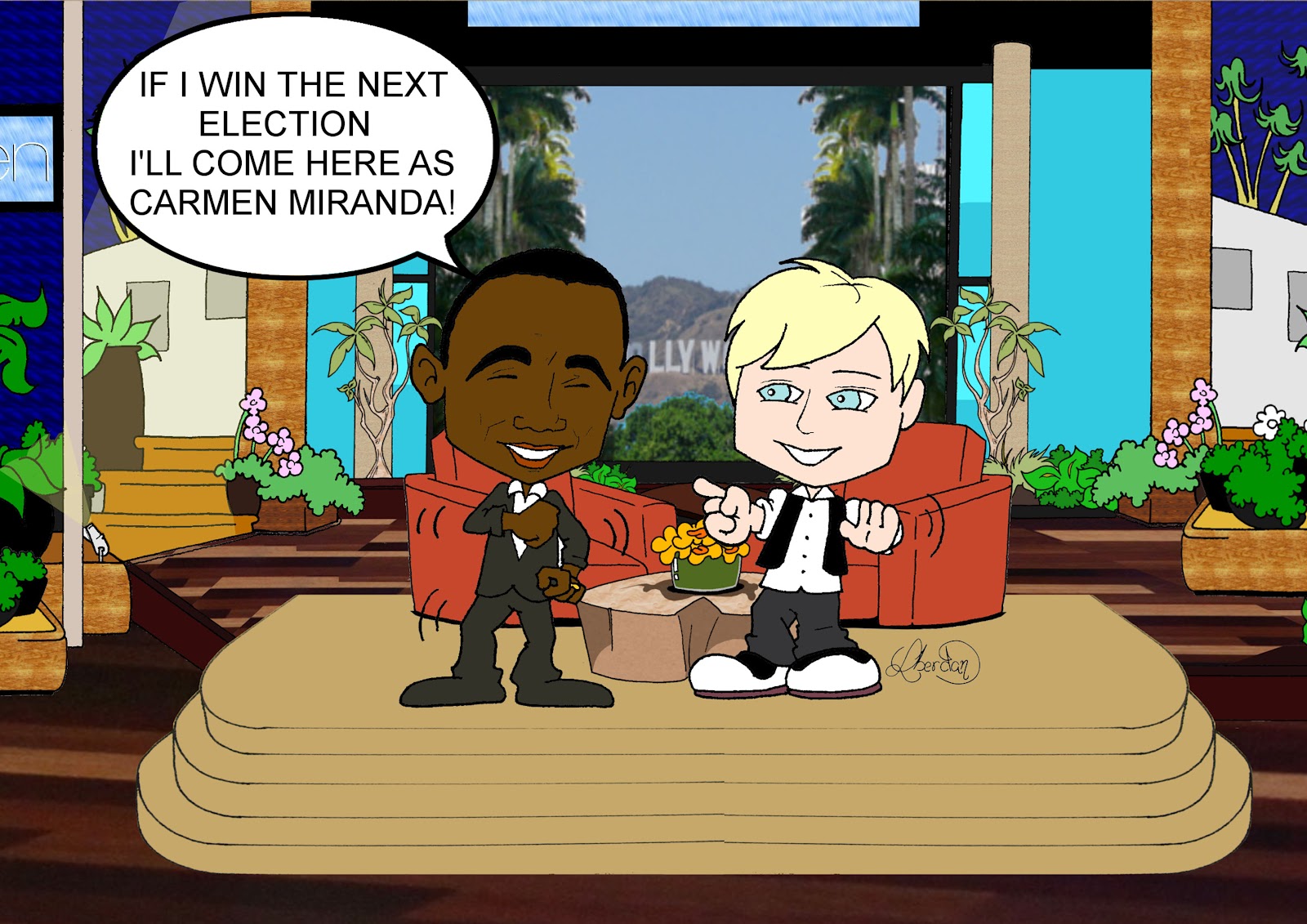 Ellen DeGeneres Cartoon