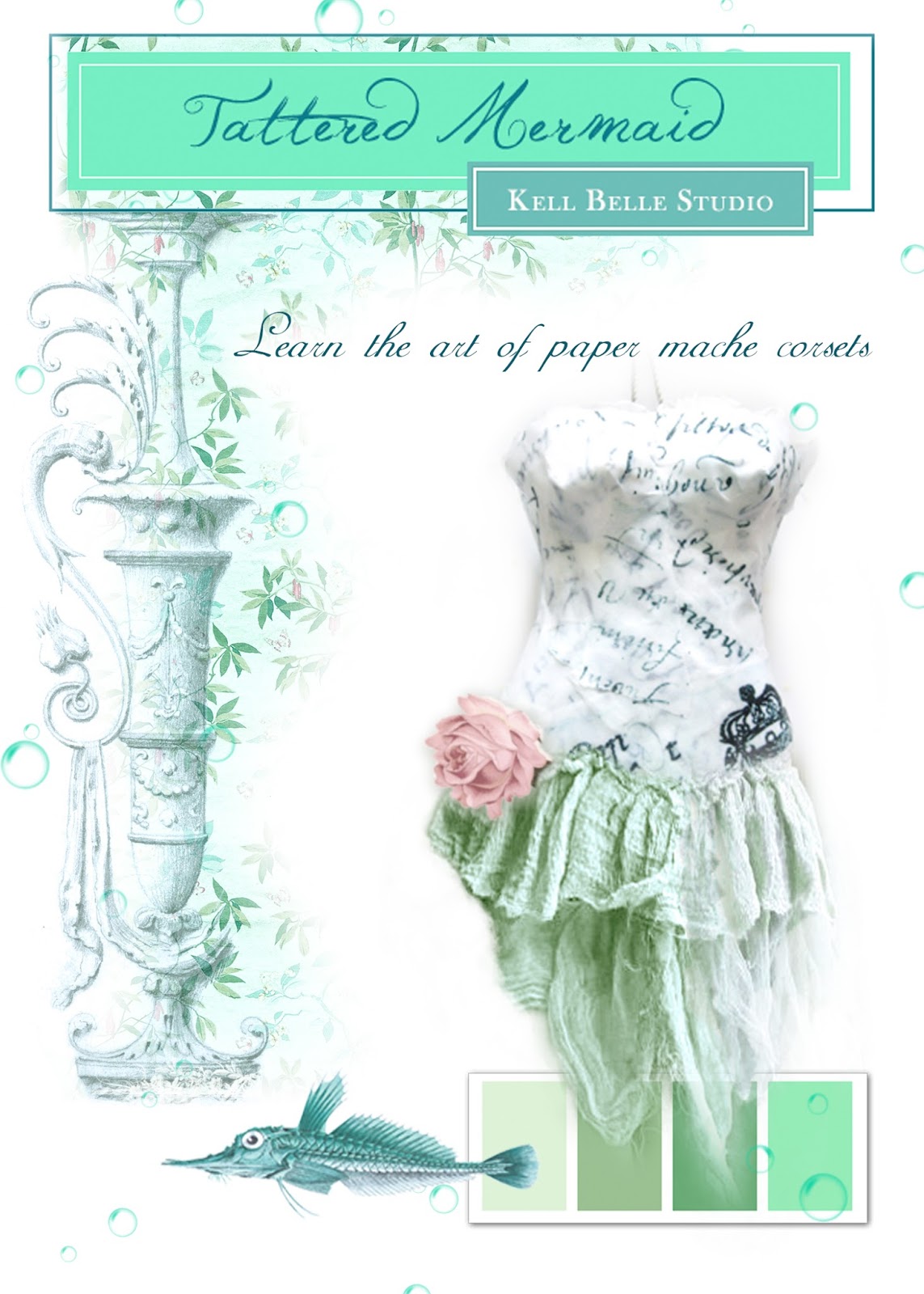 Kell Belle Studio: How to Make Paper Mâché Corsets