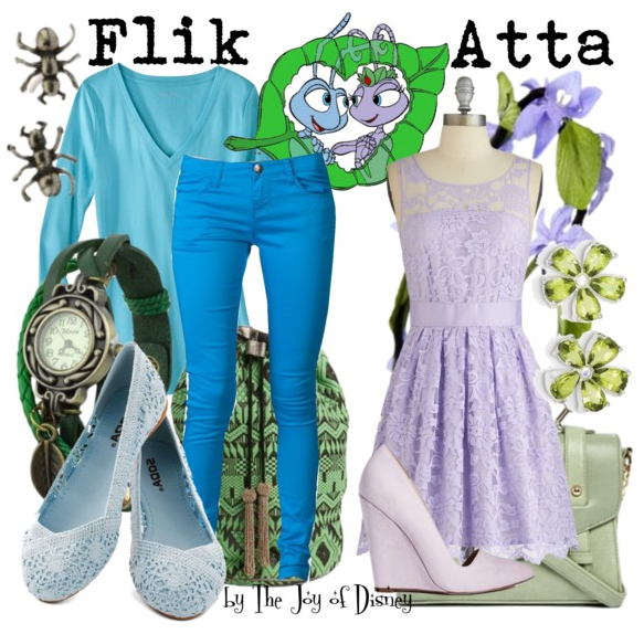 The Joy of Disney: {A Bugs Life}: Flik and Atta Outfits