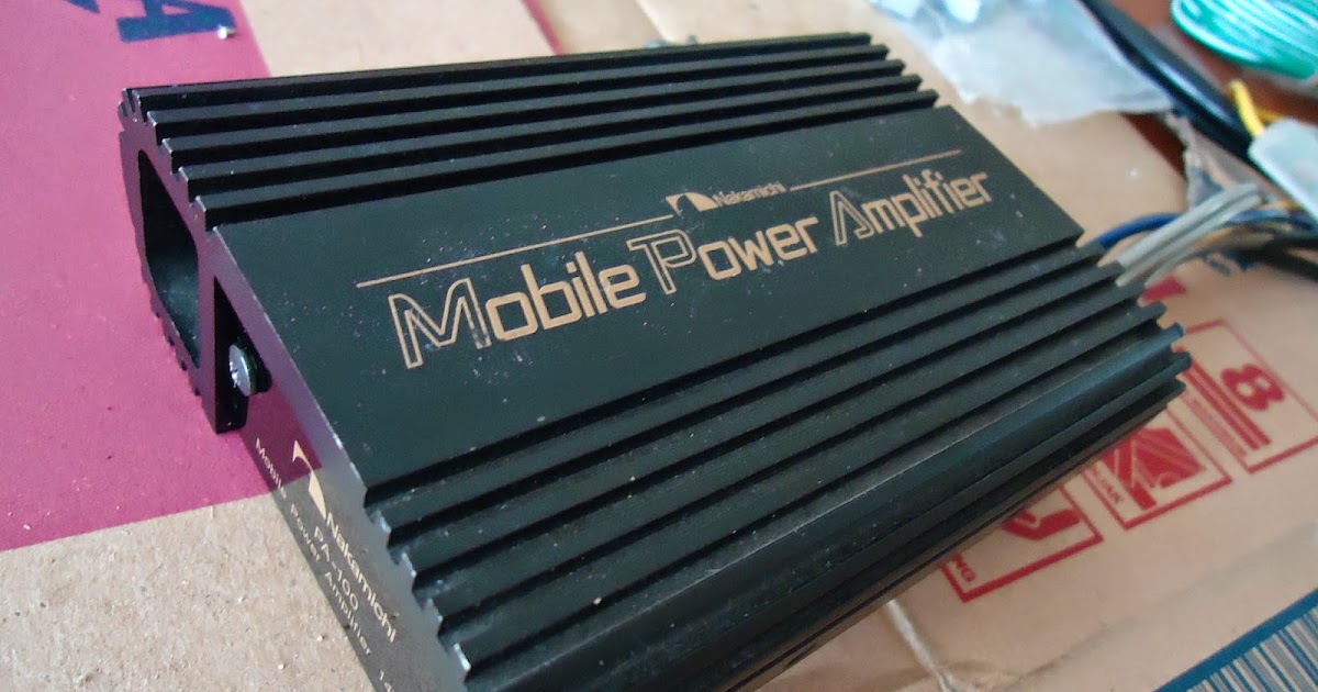 THE ORRONOCO AUDIO DIY: Nakamichi PA-100 The Smallest Car Audio Amplifier