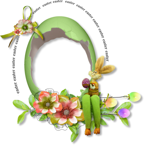 ForgetMeNot: Easter cluster frames