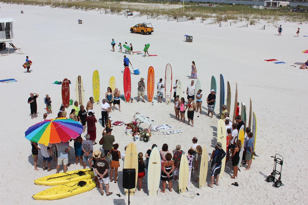 Lavon Wiggins Memorial Service and Paddle Out 07/07/12