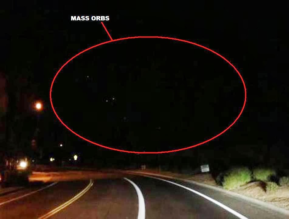 Mass Orange Orb Sighting in Chandler, Arizona (Raw video) - Nov 7, 2013