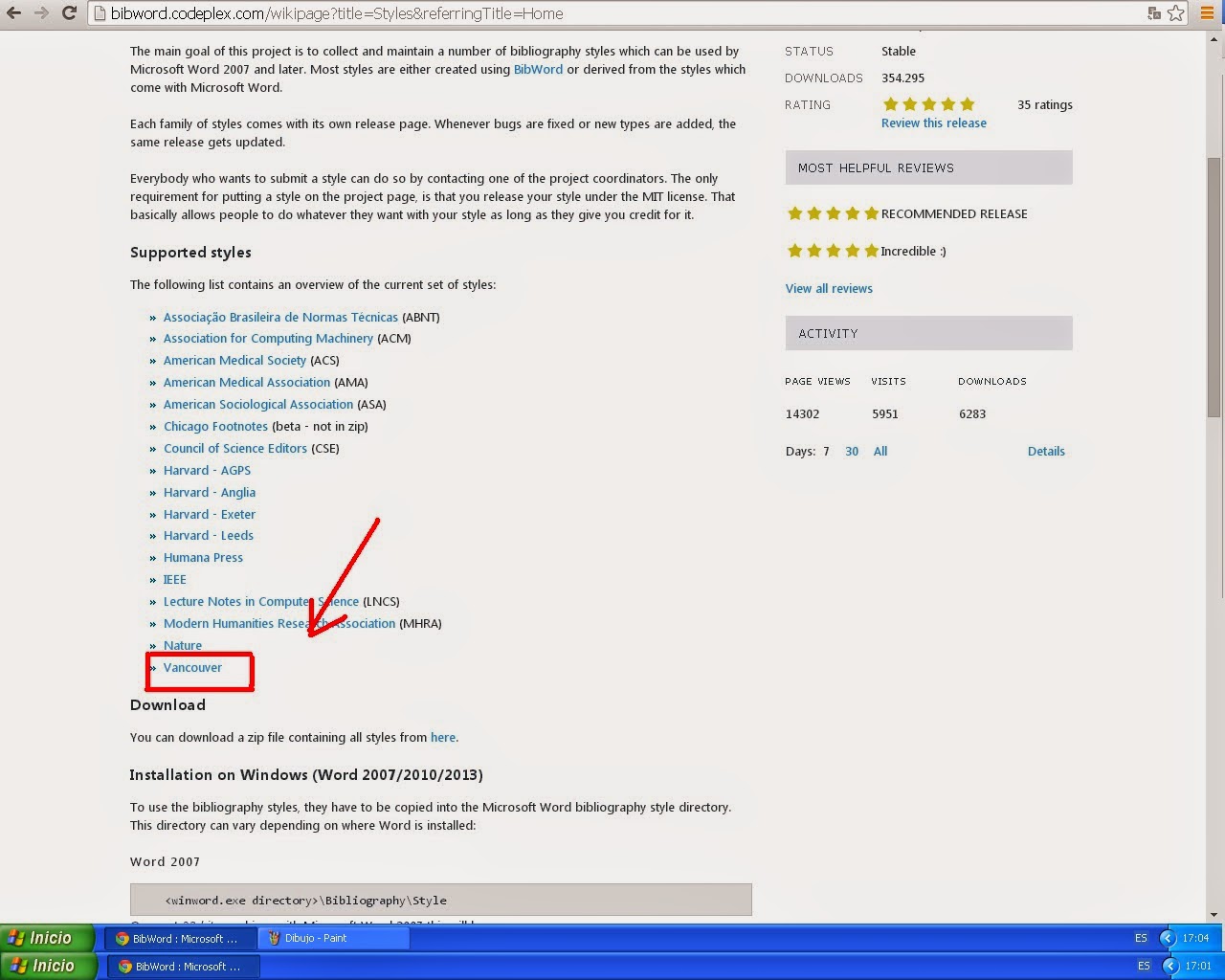 Relacionemonos con nuestros cursos: USO DE ESTILO VANCOUVER EN ...