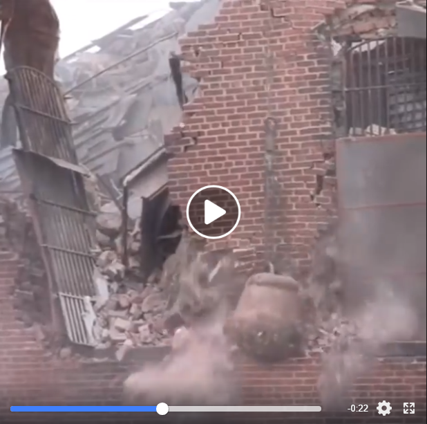 Industrial History: Demolition with wrecking balls