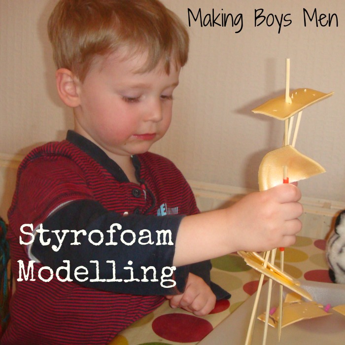 Making Boys Men: Styrofoam Modelling with Kids