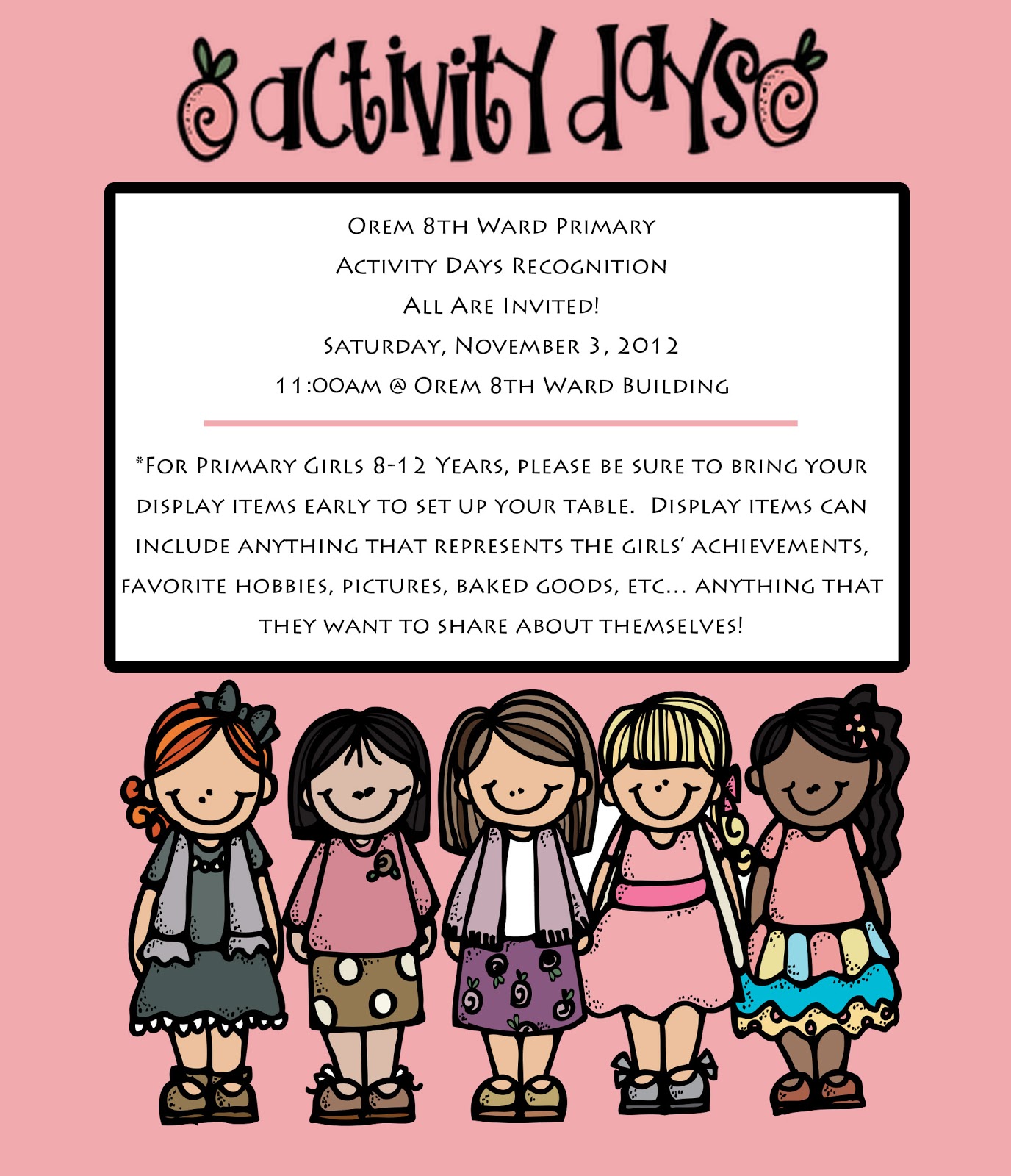 Orem 8th Primary: Activity Days