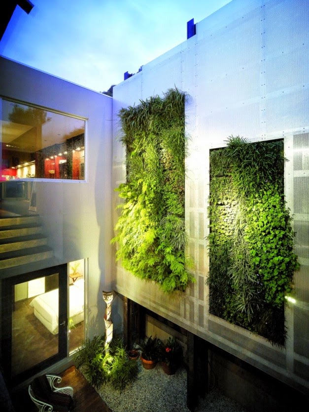 Desain Exterior Taman Dinding Kontemporer | Desain Rumah | Griya Indonesia