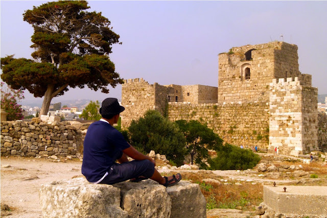 the viewing deck: Byblos (Jbeil) Archaeological Site