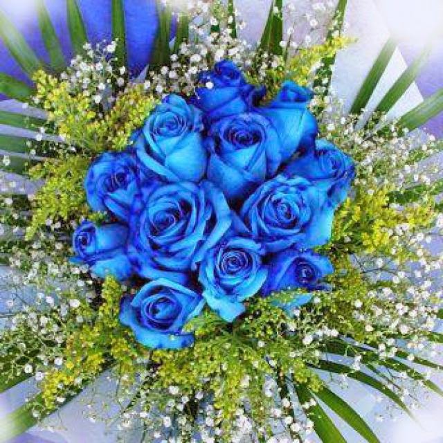 Blue Rose Bouquethttp://my143rose.blogspot.com/