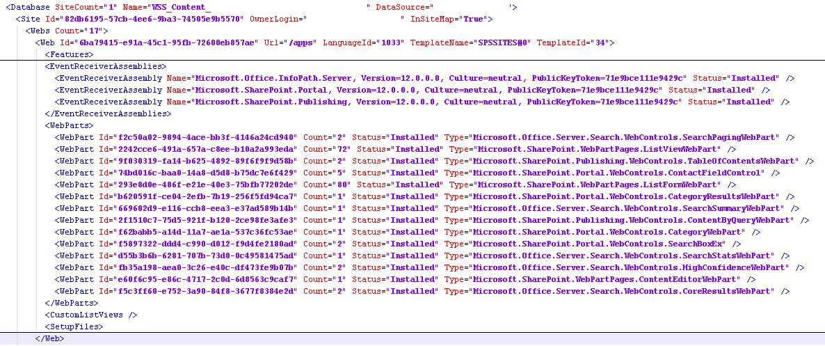 Sharing the experience: stsadm -o enumallwebs -includefeature: Command ...