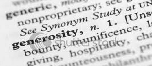 CityLight: Generosity…..the key to joy!