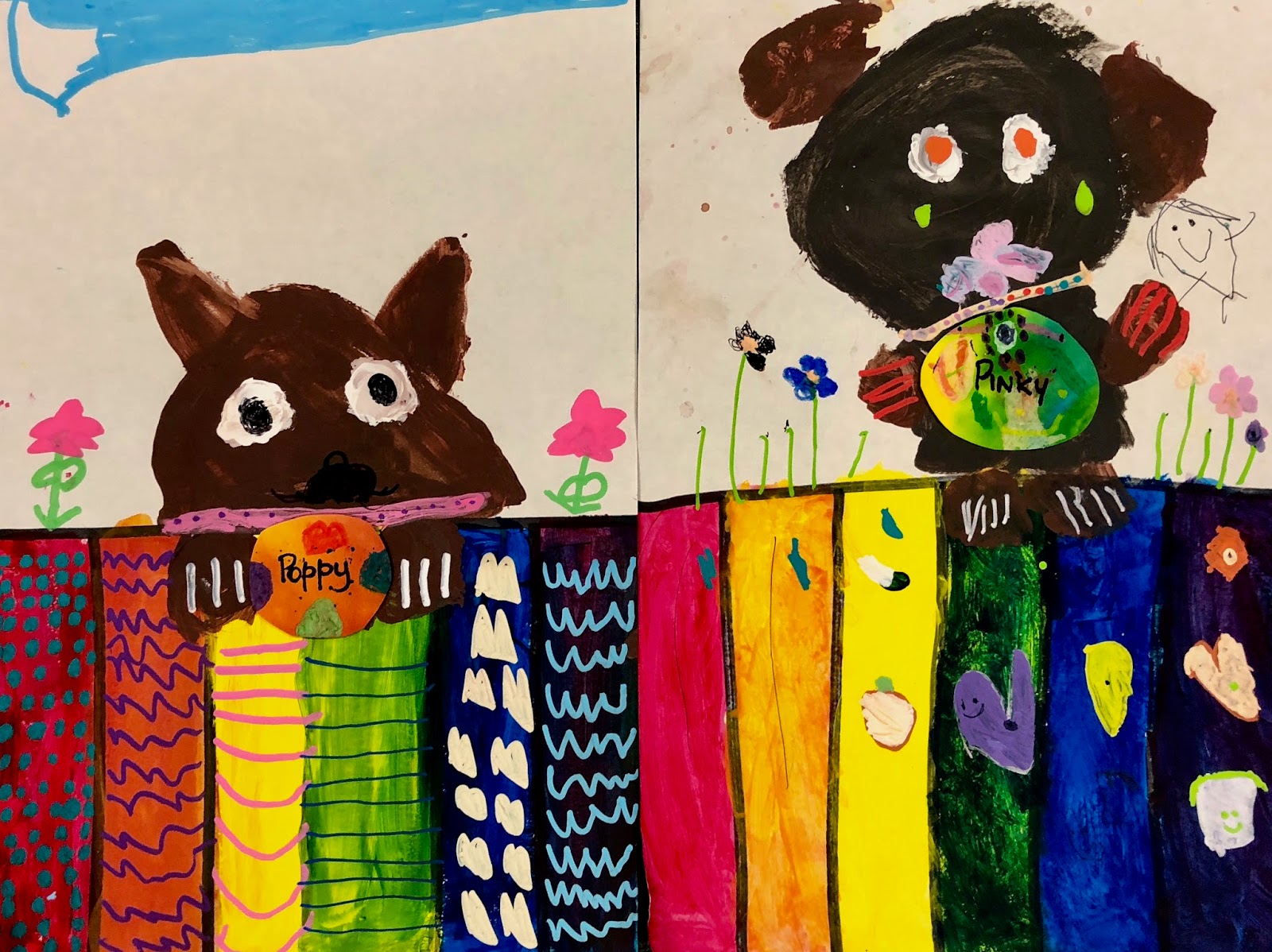 TNPS Student Artists: KINDERGARTEN DOGS