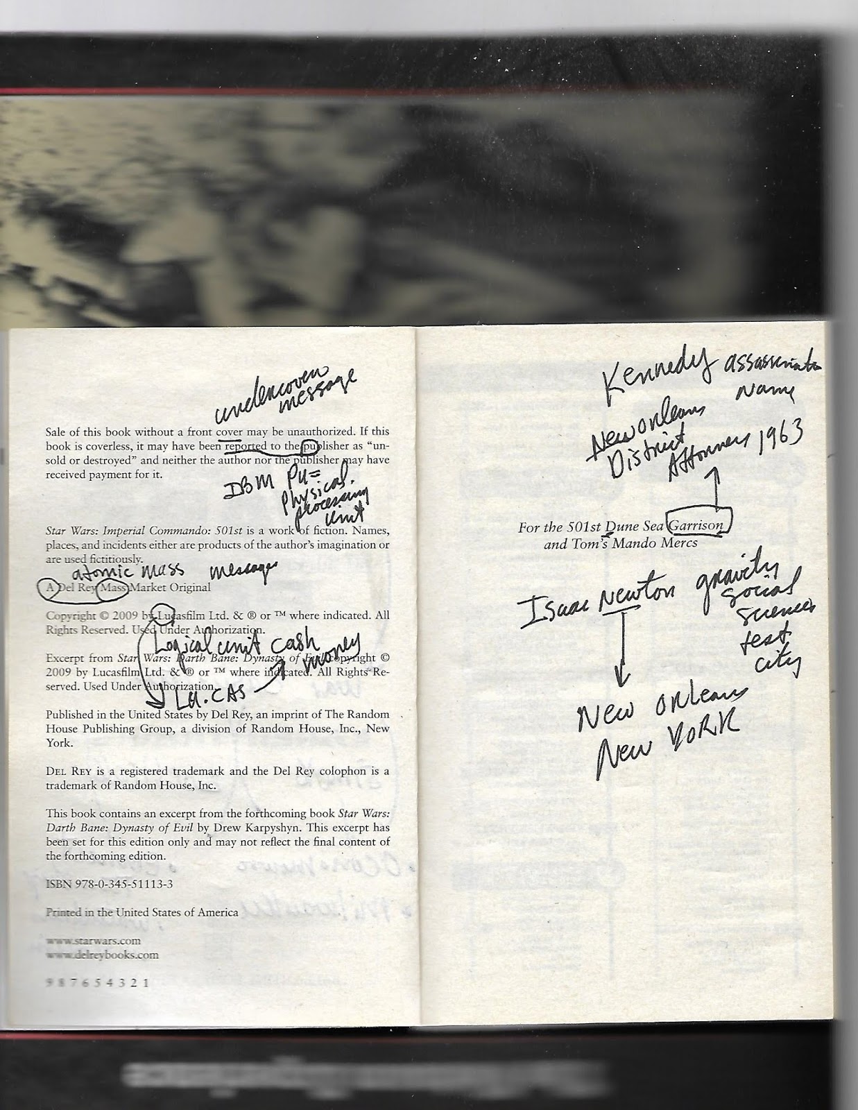 Z94F - Book secret codes explained: Book 670 Star Wars - Imperial ...