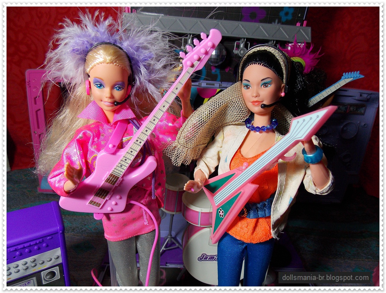 Dolls: Barbie and the Rockers 1985 - Diva/Dee Dee/Dana/Derek