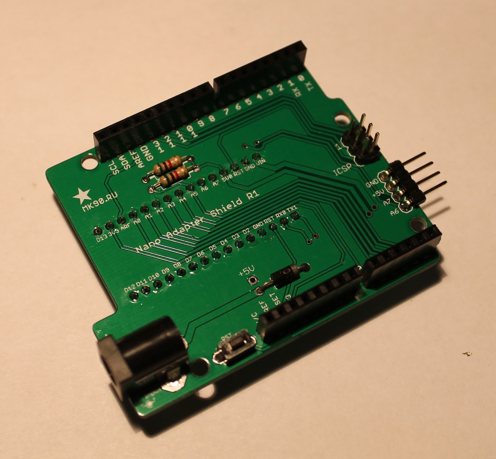 Arduino, MK-90 и другие: Как подключить шилд к Nano
