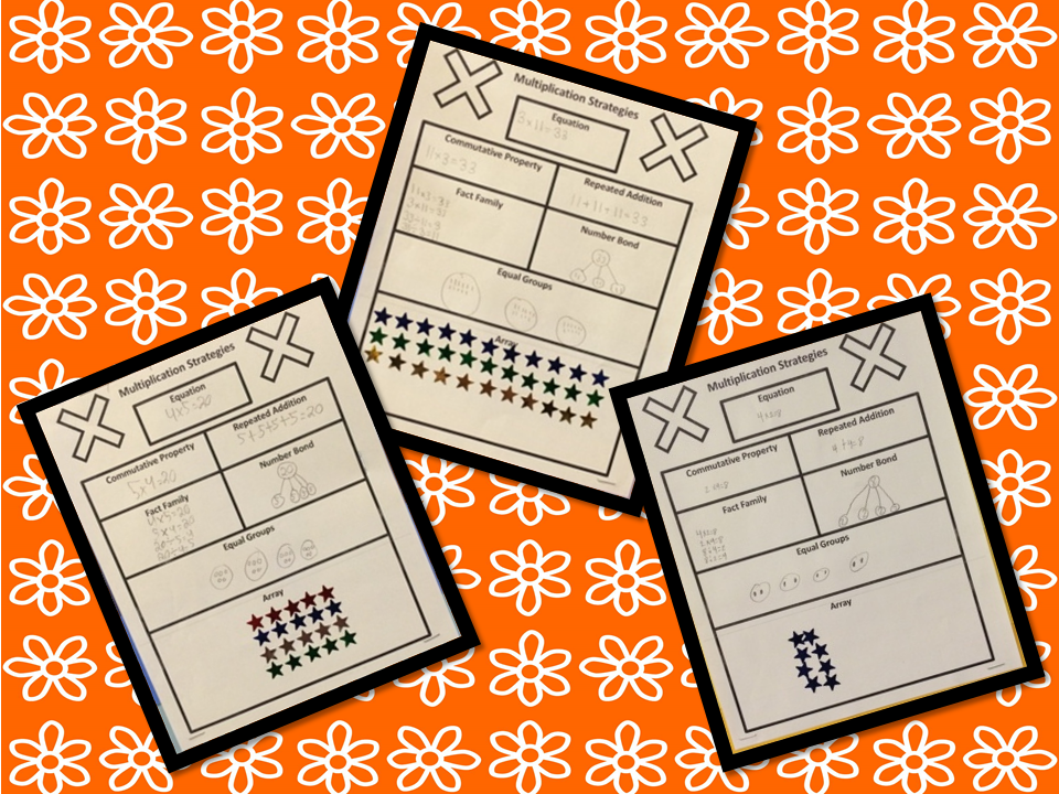 The Chalk: Multiplication Strategies Freebie