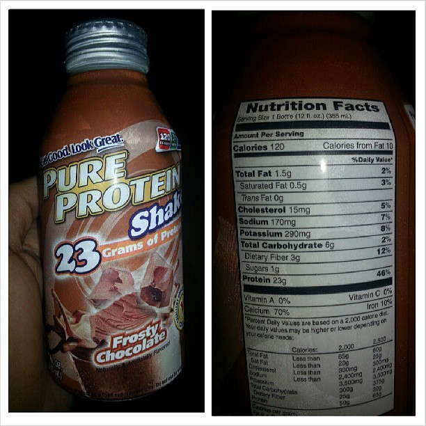 Shannon's Lightening the Load: Pure Protein Shake Frosty Chocolate