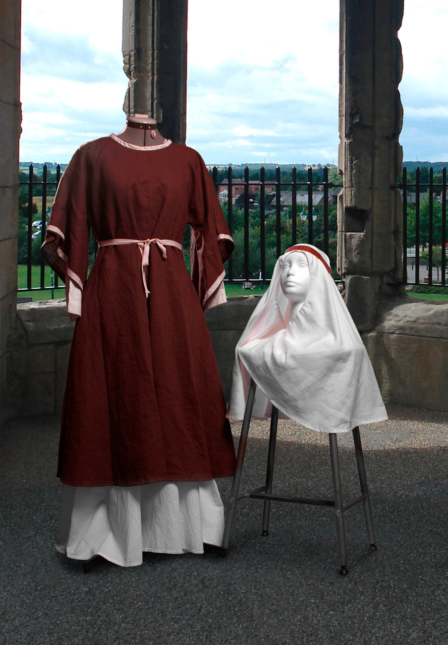 IX century Anglosaxon - Norman dress