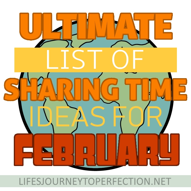 Life's Journey To Perfection: Ultimate List of Primary Sharing Time ...