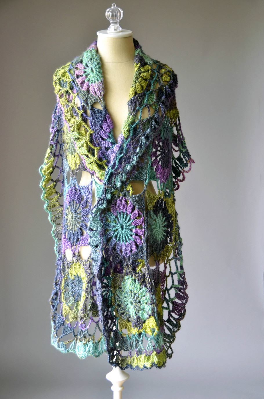 Ergahandmade: Crochet Stole + Diagrams + Free Pattern