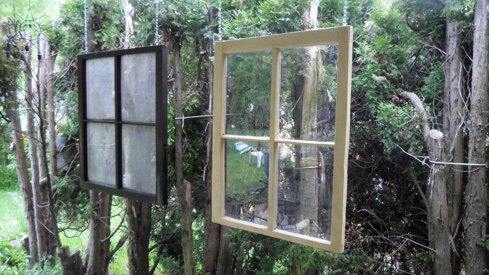 Kaleidoscope of Colors: Recycled Stained Glass Window