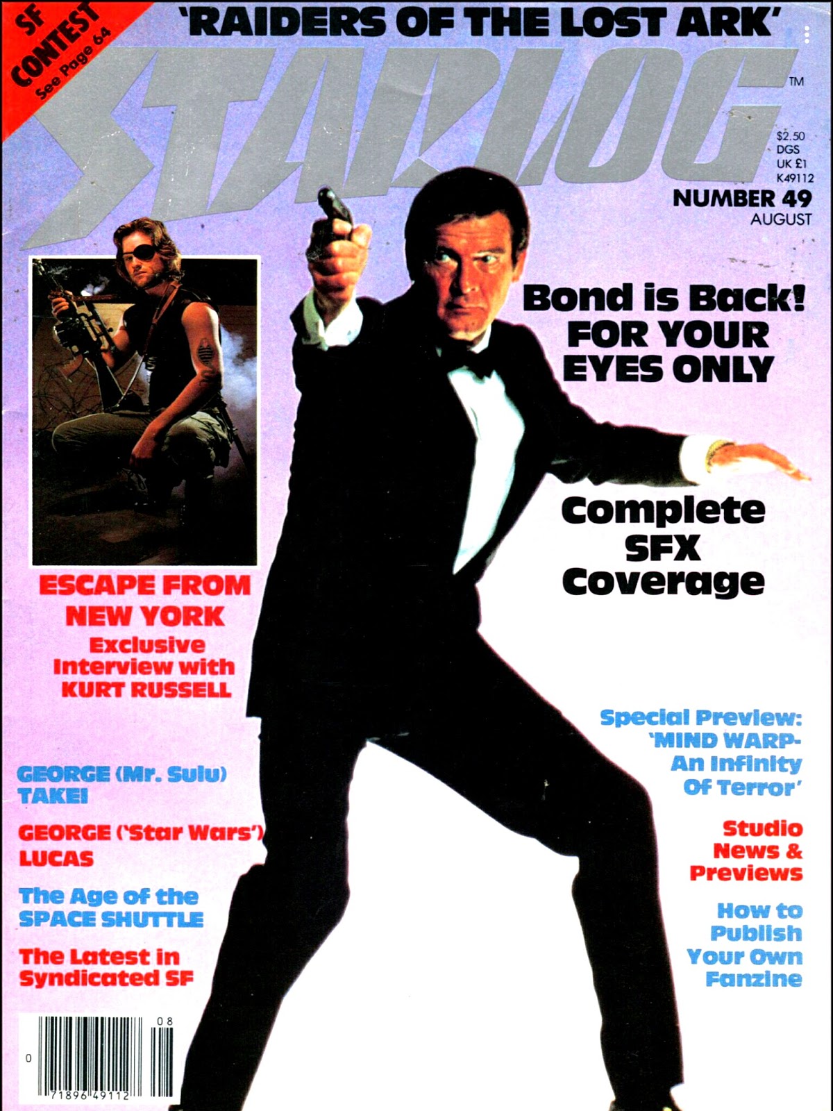 STARLOGGED - GEEK MEDIA AGAIN: ROGER MOORE STARLOG MAGAZINE COVERS