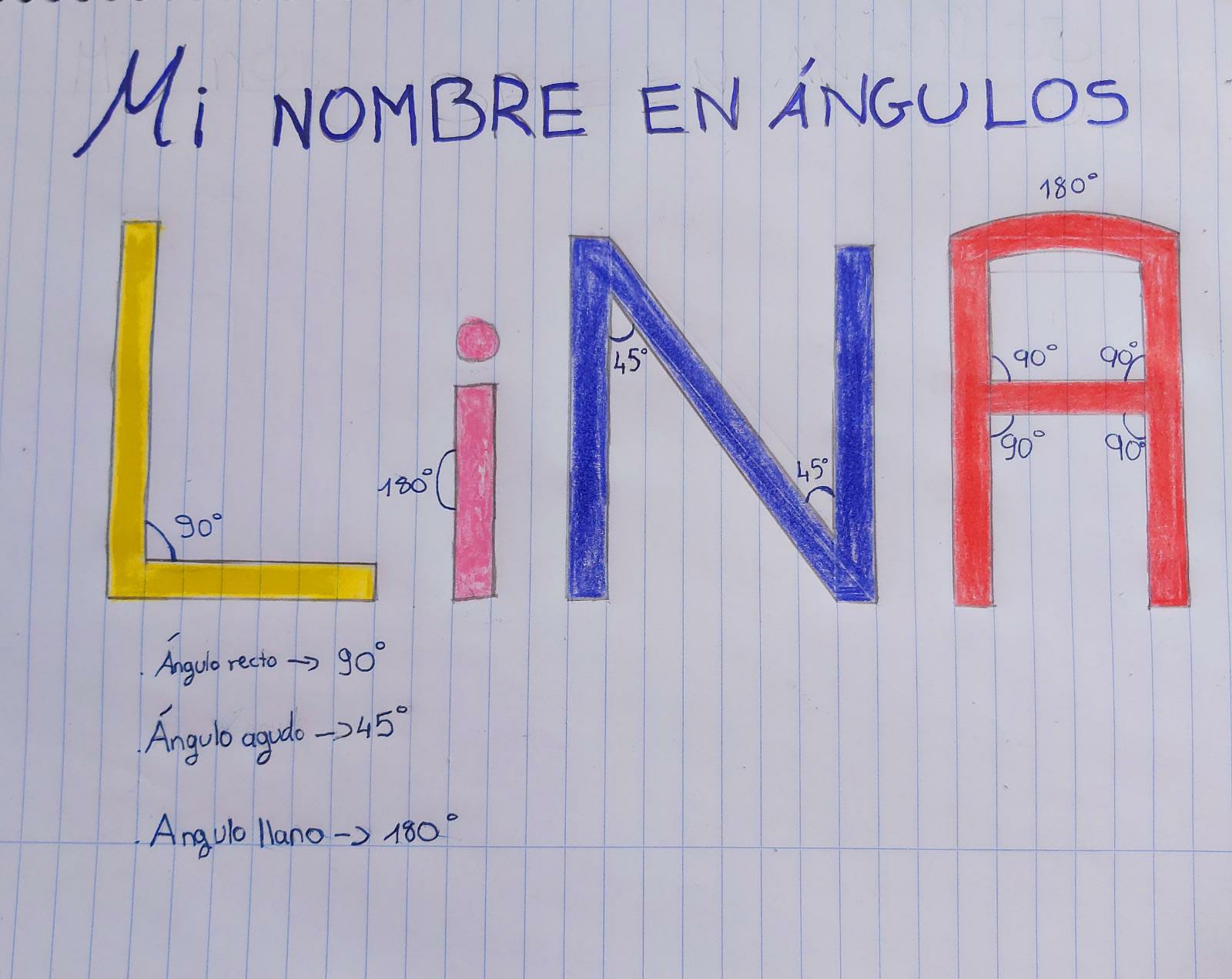 LETRAS CON ÁNGULOS