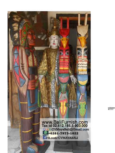 Native American Indian Crafts Wood Carvings | CVMAYA Bali Crafts Home ...