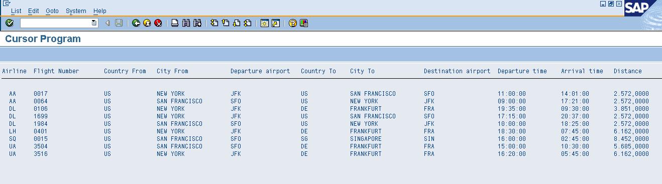 Using Cursor In Abap Learn Sap Program