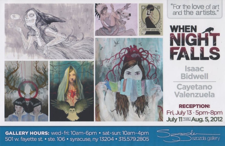 Art By Nyland's Syracuse Art Freak: Isaac Bidwell & Cayetano Valenzuela ...