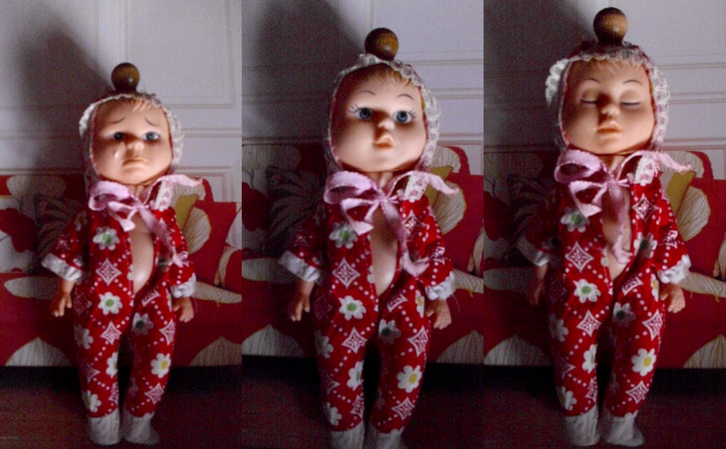 Herbie's World of Kitsch & Toys: Unknown Vintage 3 faced dolls