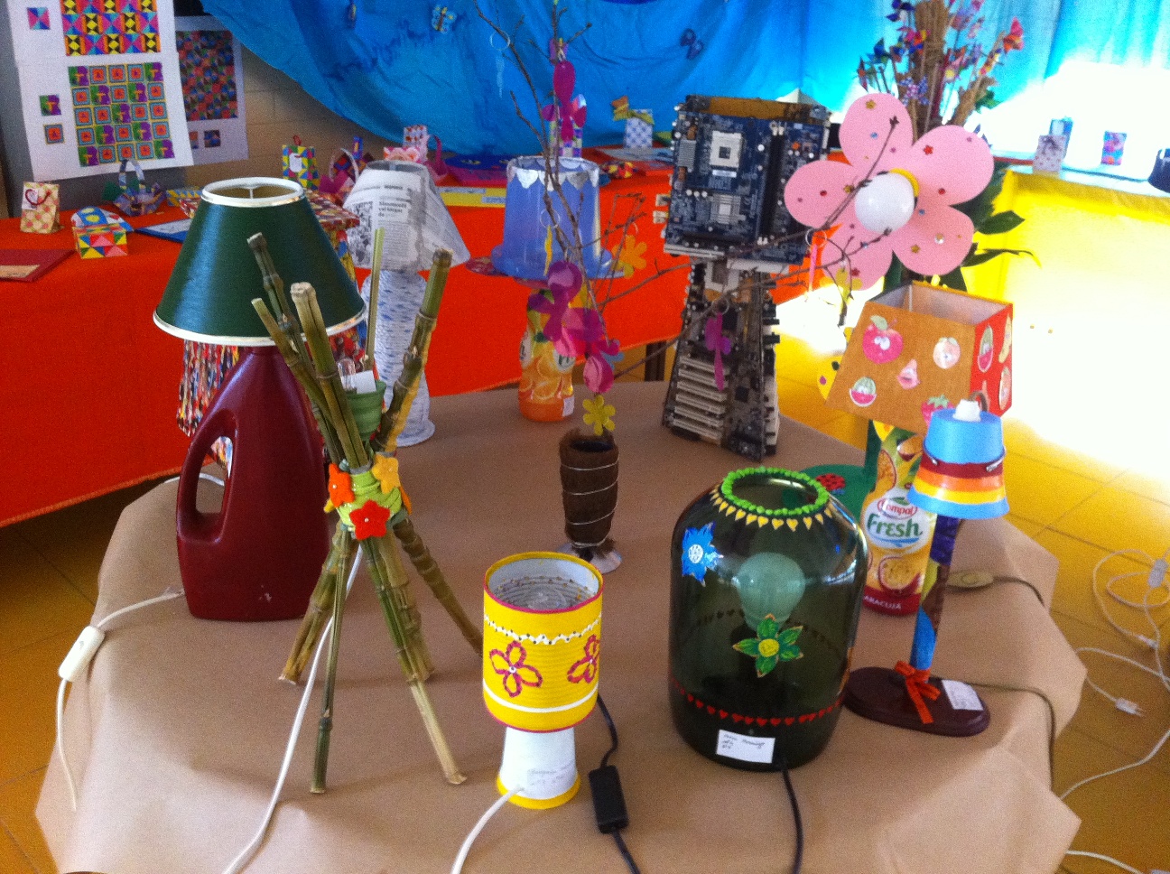 Atelier dos meus Artistas: Energia -Construção de candeeiros