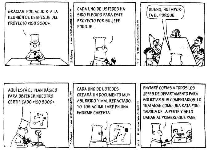 El principio de Dilbert: ISO 9000