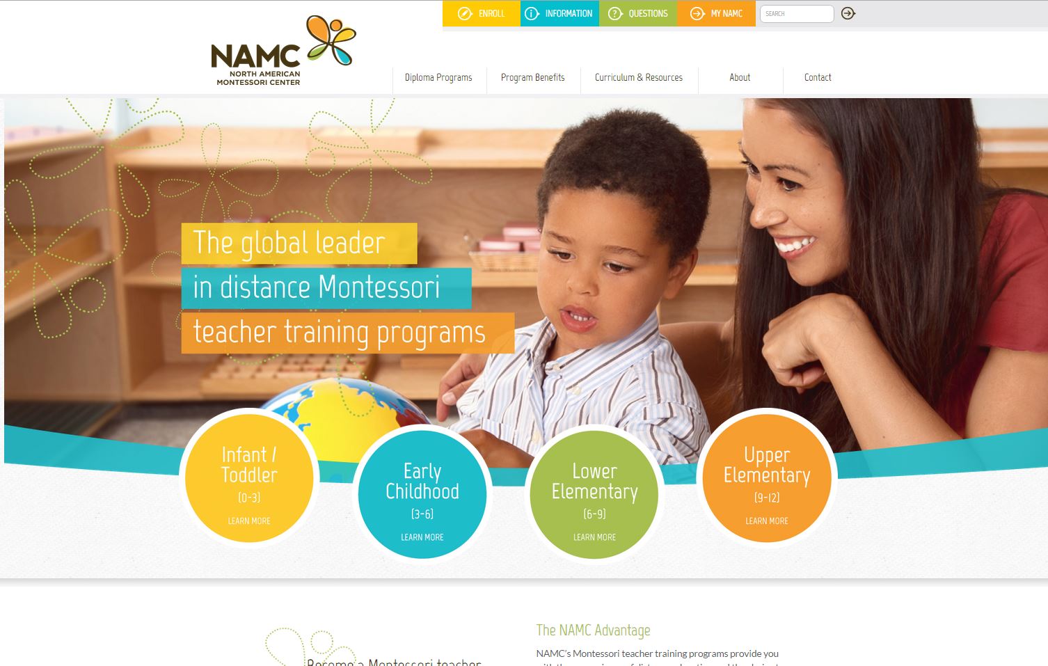 NAMC is excited to tell you about our new website and our new look ...