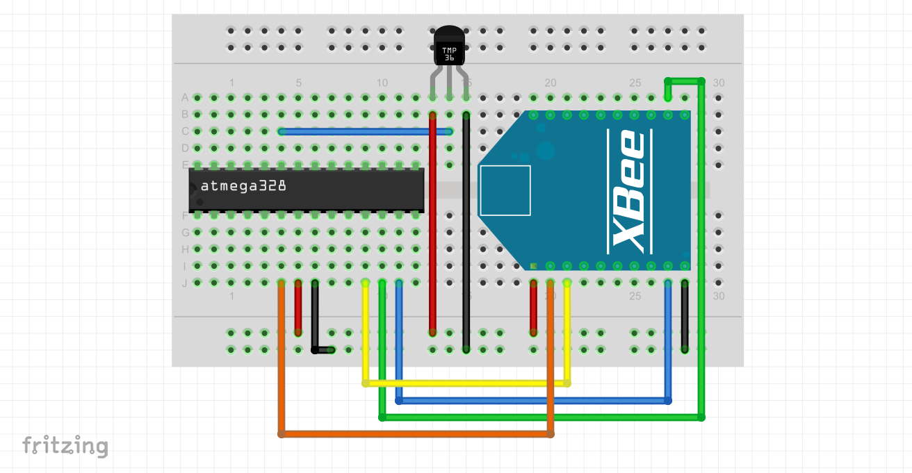 Desert Home: Battery Operated Temperature Sensor