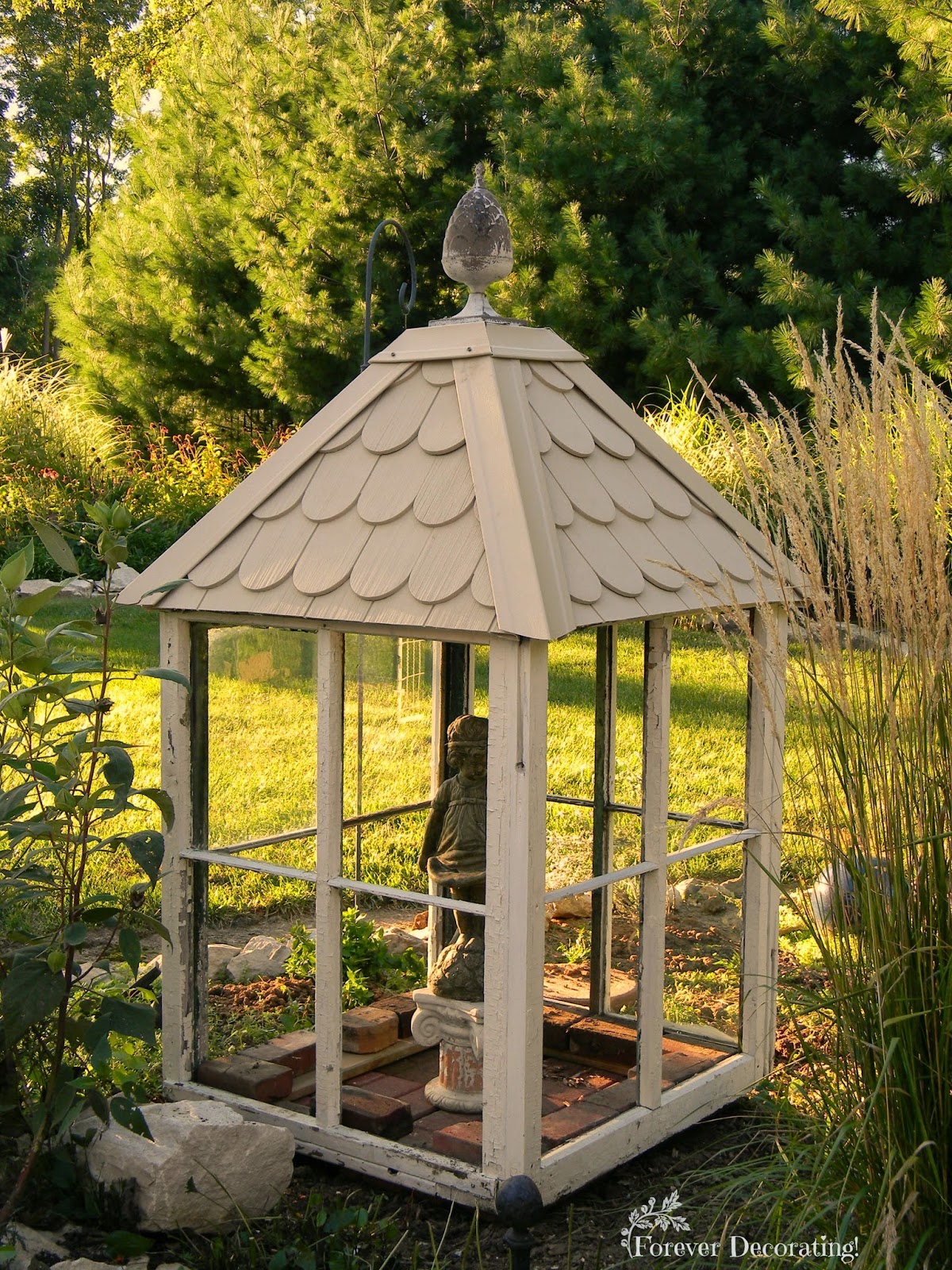 Forever Decorating!: The Re-Roofing of my Cupola