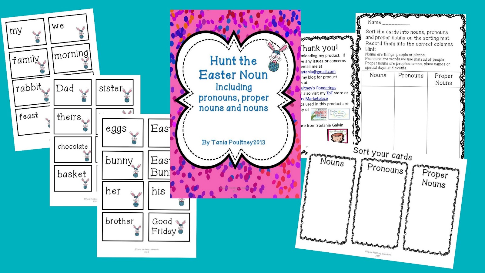Classroom Ponderings: Easter fun and a freebie