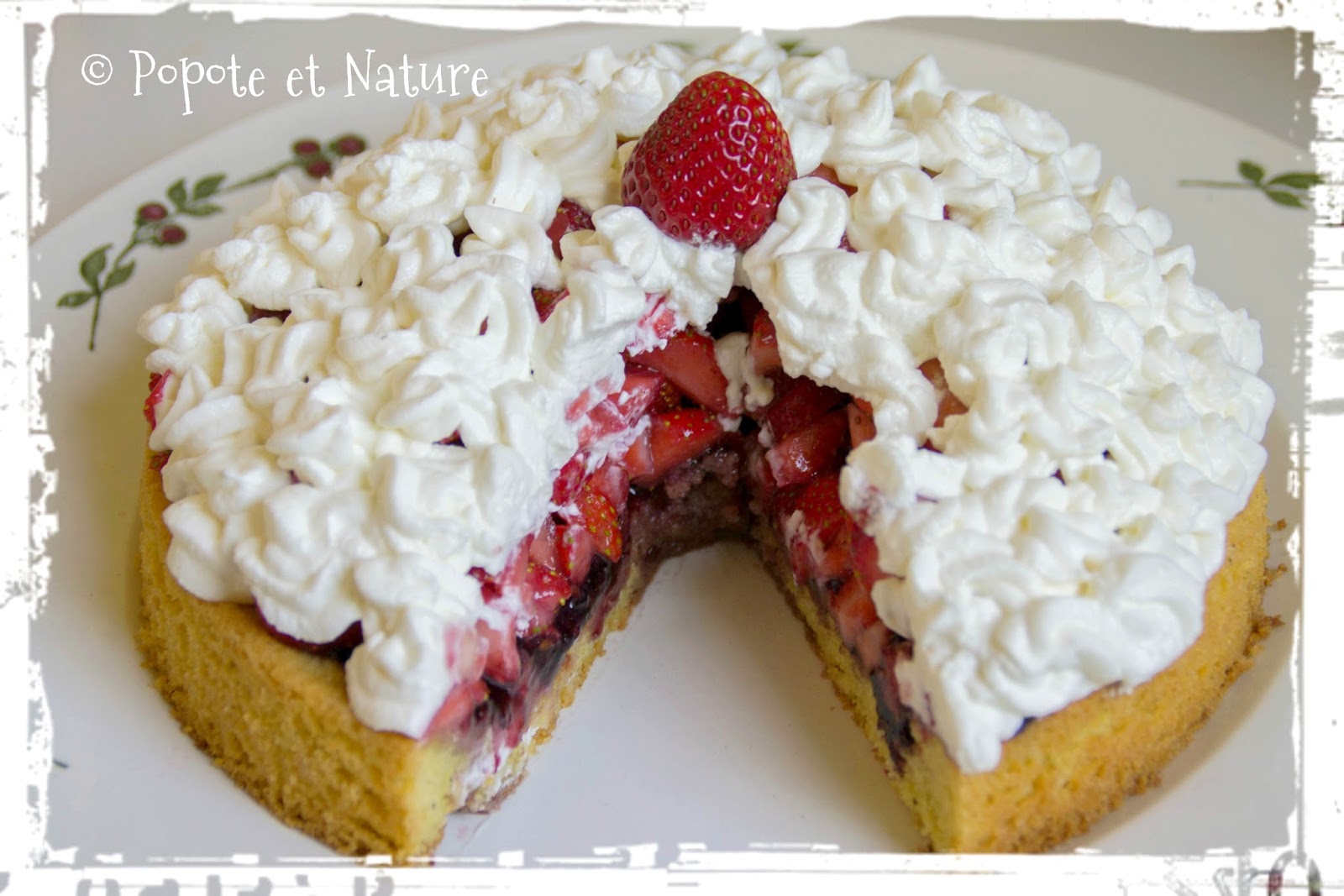 Popote et Nature: Un sablé gourmand aux fraises pour la fête des mamans