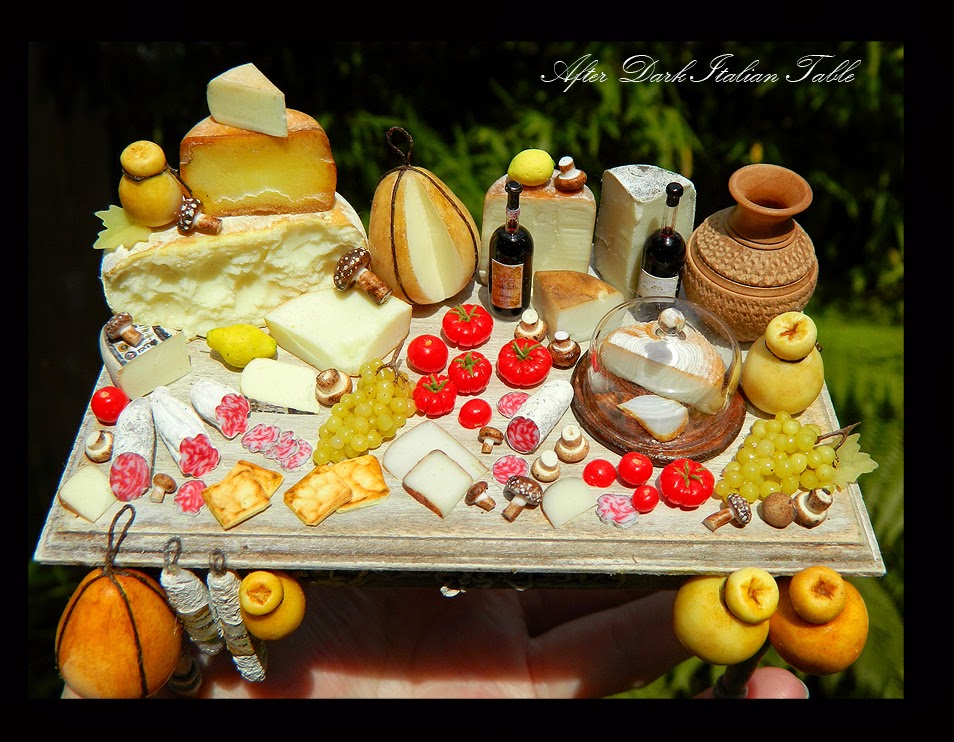 After Dark Miniatures: My New Gourmet Italian Displays