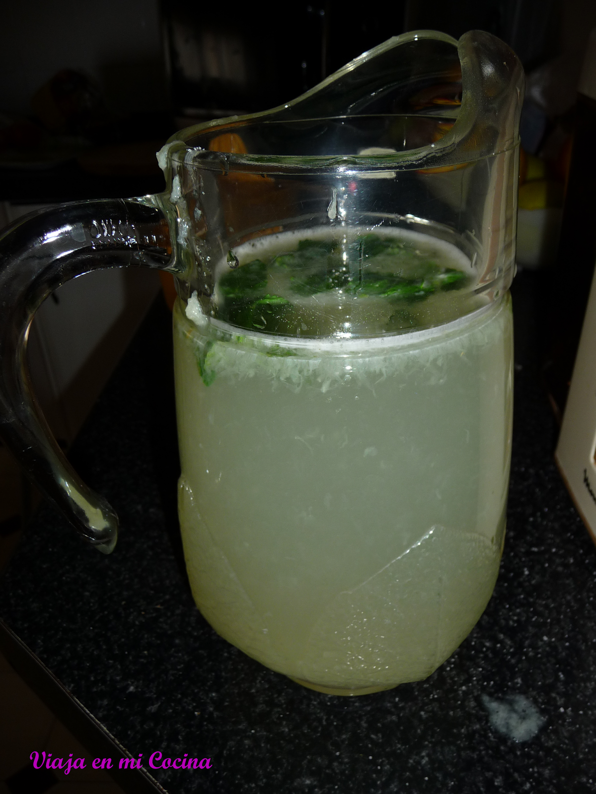 Limonada con menta - Viaja en mi Cocina