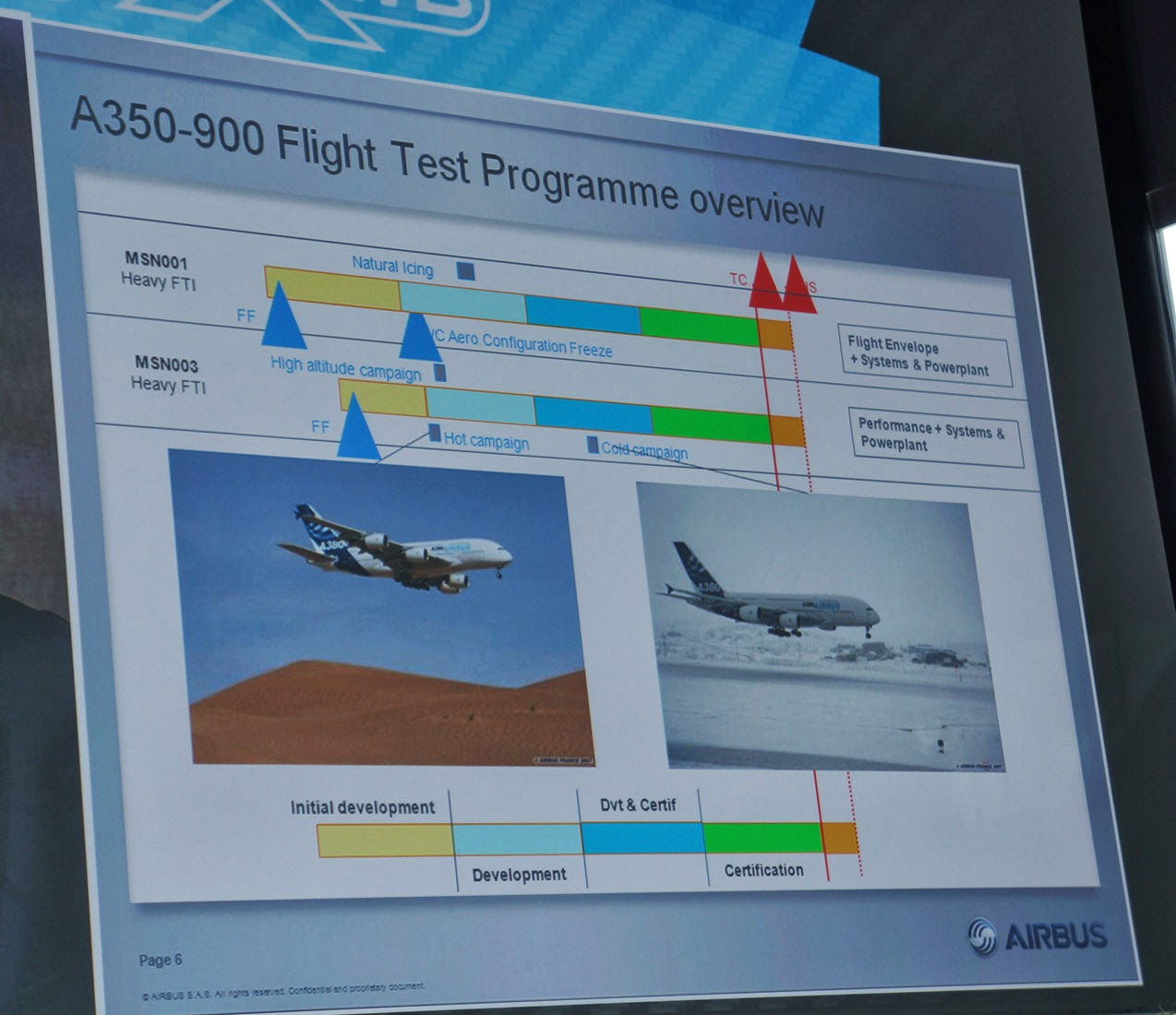 A350 XWB News: Flight test program of MSN1 ongoing. More than 350 hours ...