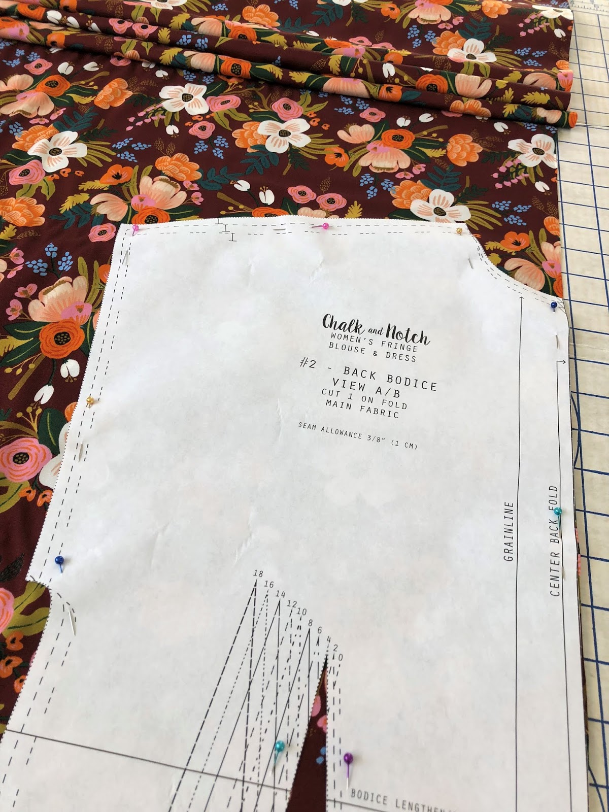 Autumn Rifle Paper Co. Fringe Dress | Sew Help Me