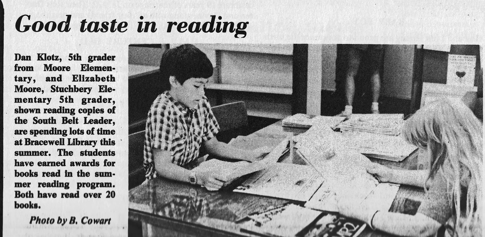 South Belt Houston Digital History Archive: July 1985 Reading at ...
